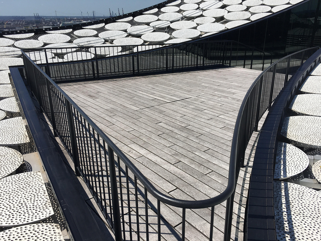 Umbau Dachterrasse Elbphilharmonie | asdfg
